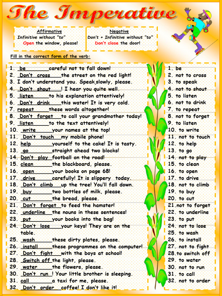 the-imperative_English class | PDF