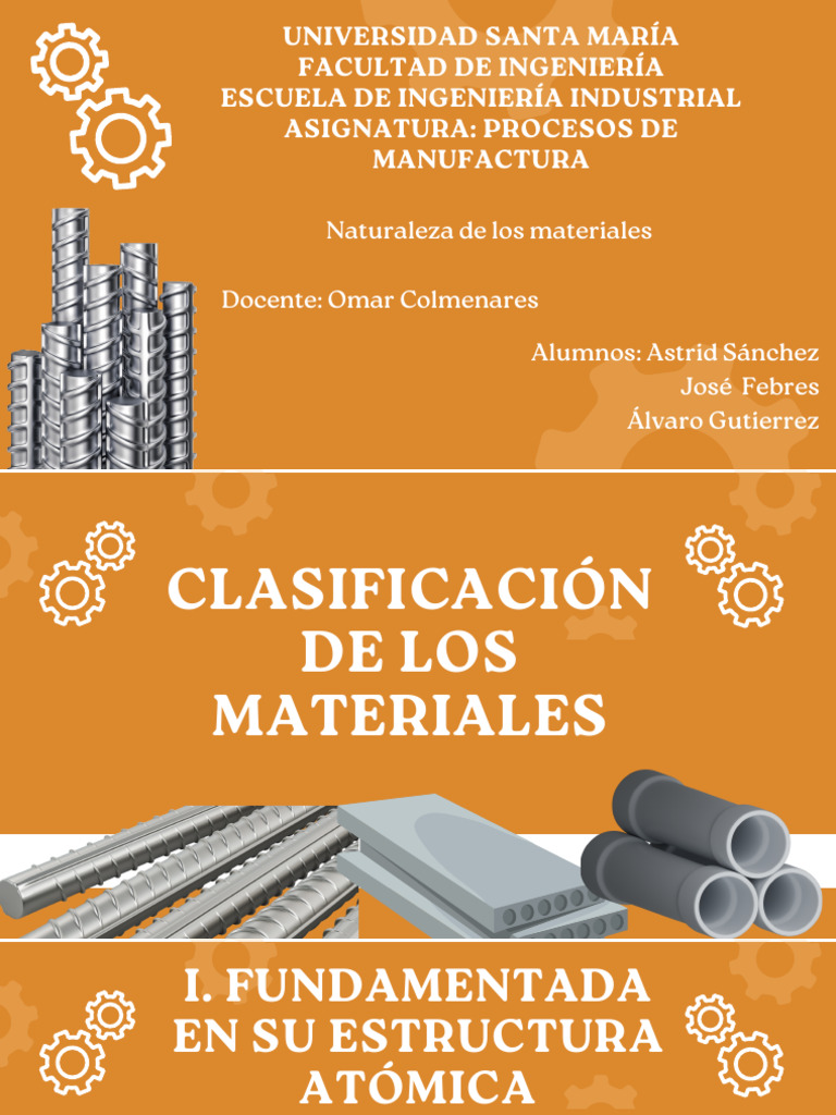 Clasificación de los materiales | PDF