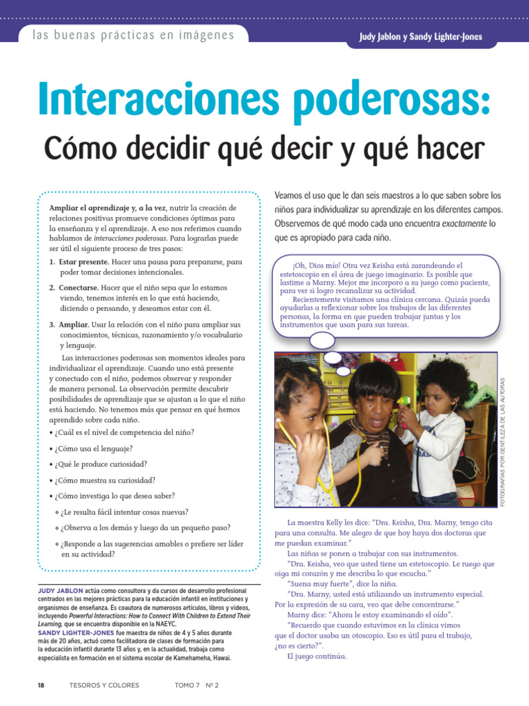 Coplementario. Jablon.2013.Interacciones Poderosas | PDF
