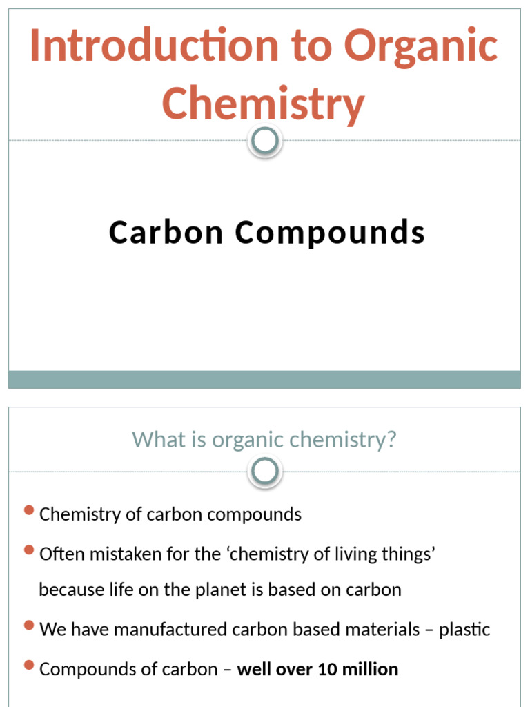 Intro to Organic Chemistry NOTES | PDF