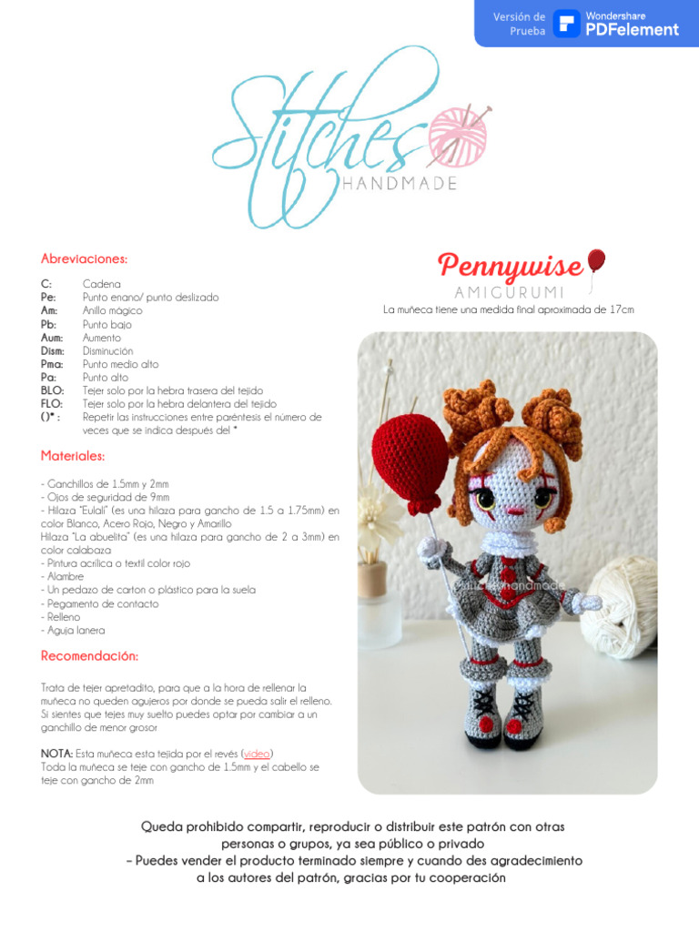 Pennywise Stitches | PDF