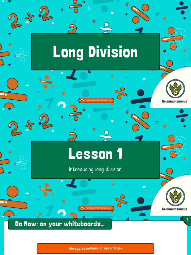 Y5 6 Long Division | PDF