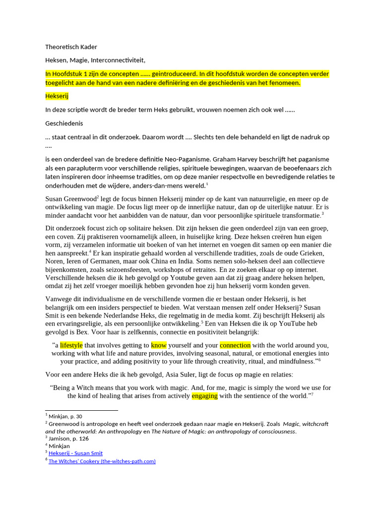 Theoretisch Kader | PDF