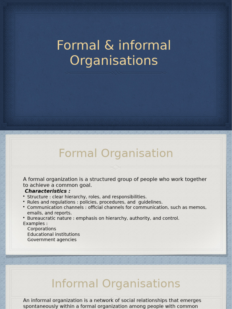 Formal and Informal | PDF