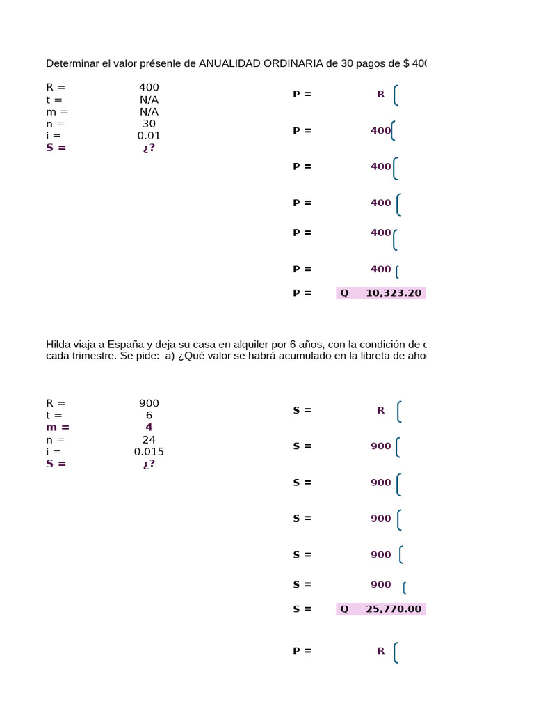 ejercicio de matematica IV | PDF