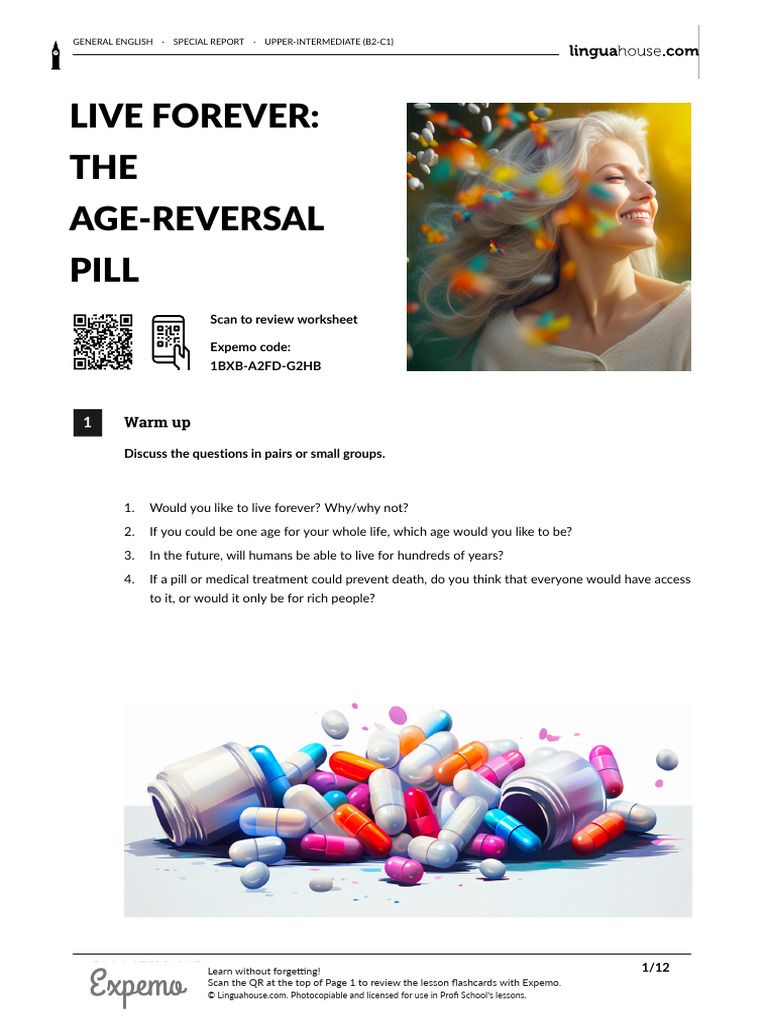 Live Forever The Age Reversal Pill B2-C1 | PDF