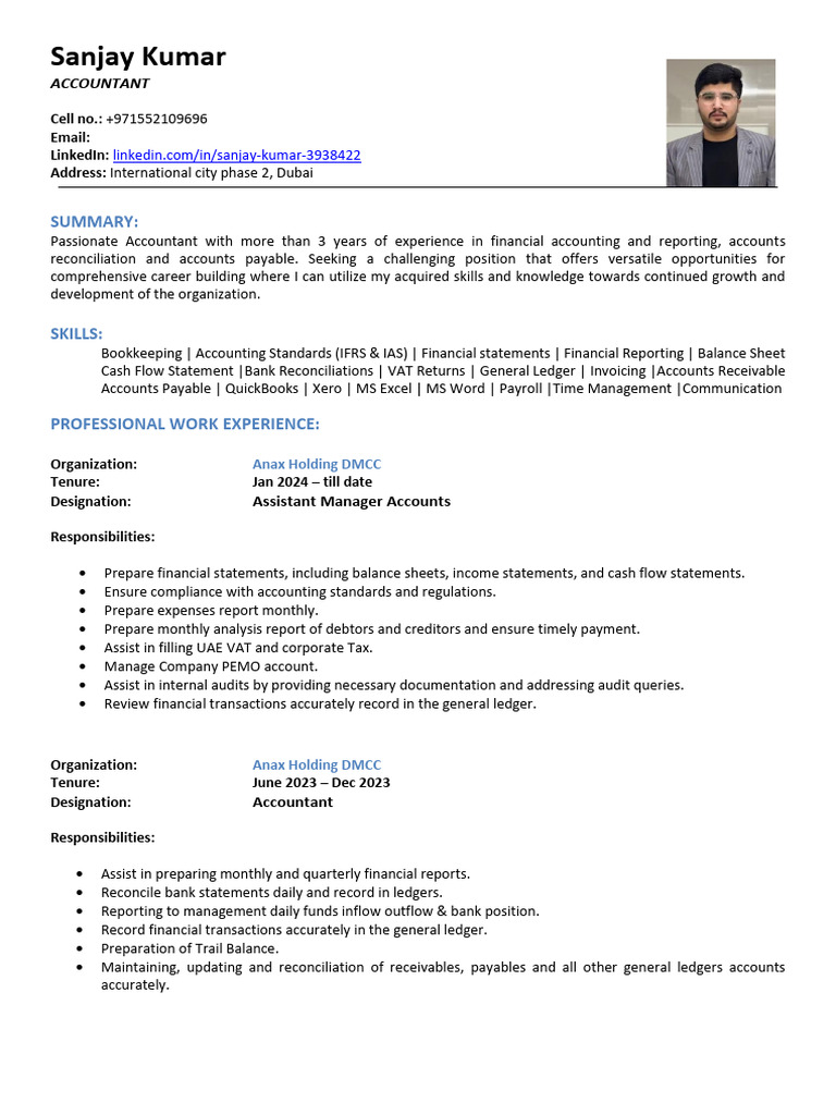 Sanjay resume | PDF