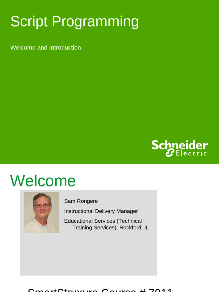 01 Script class Introduction | PDF