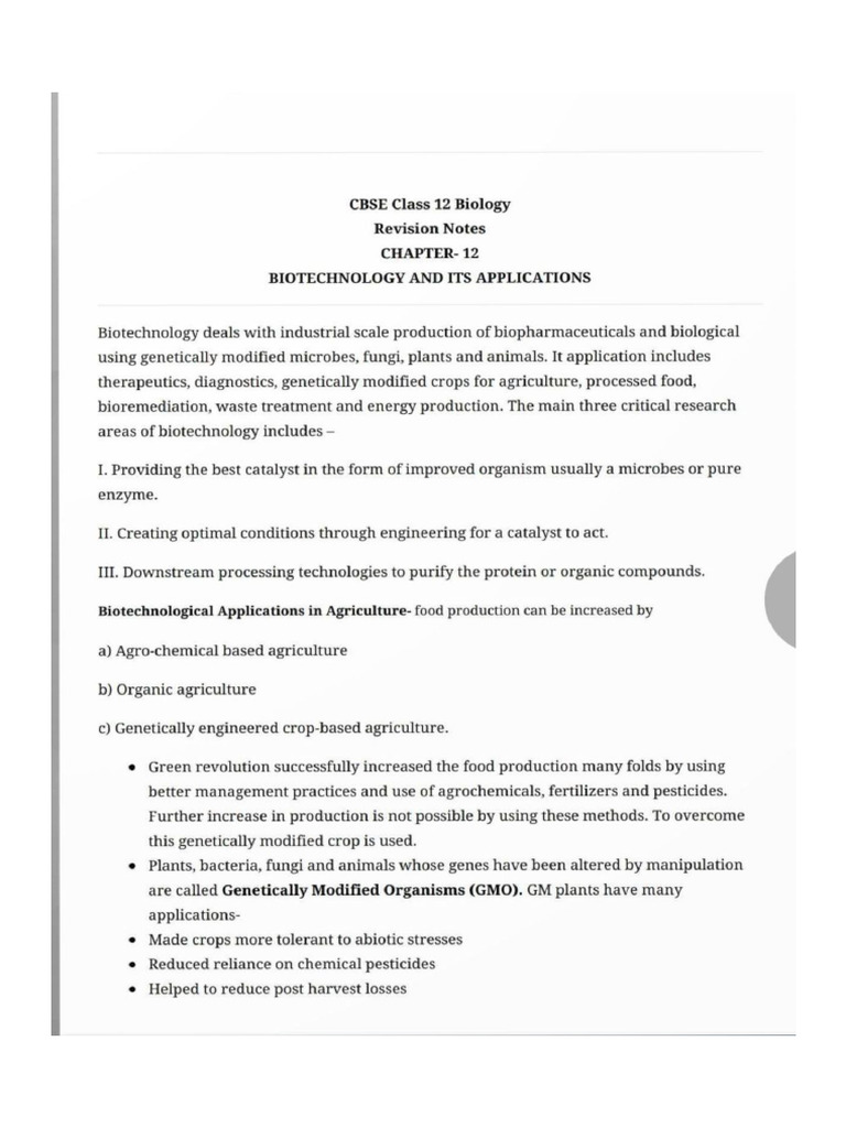 Biotech Application | PDF