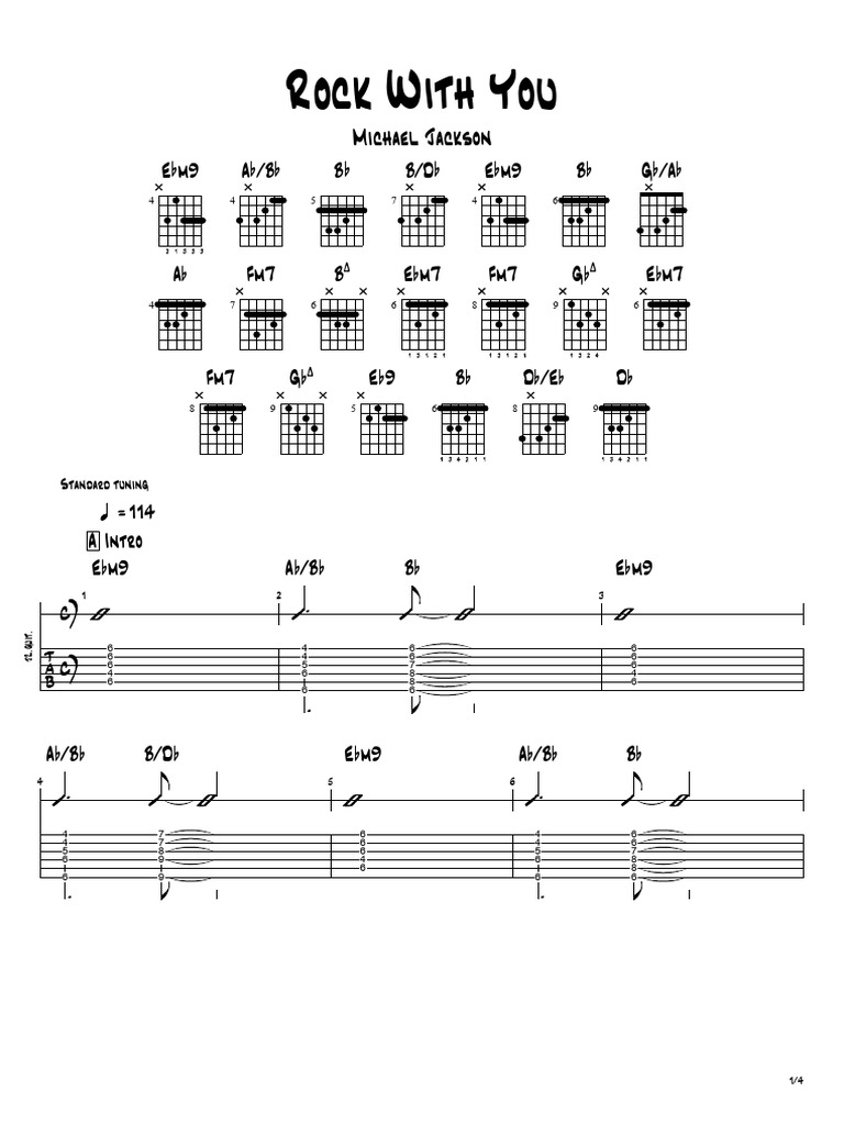 Rock W You Tab | PDF