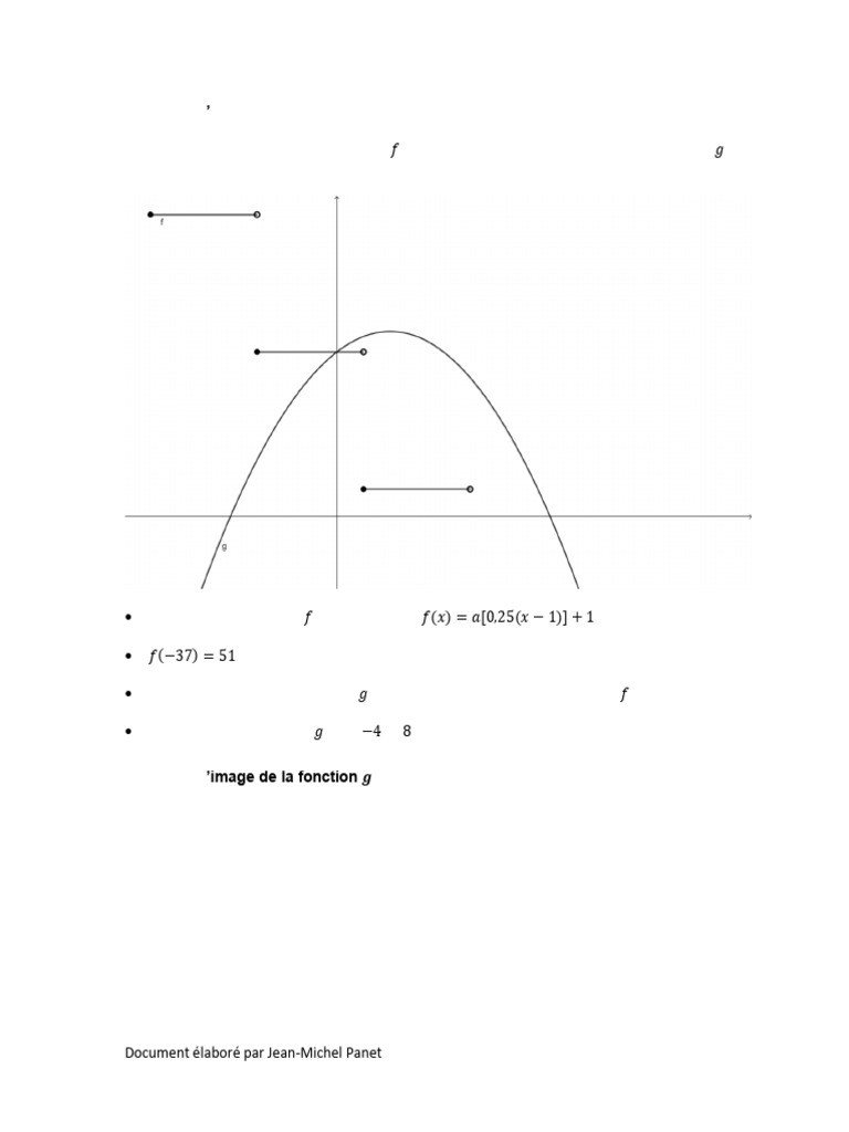 Situation Application Une Fonction Partie Entiere Et Une Fonction ...