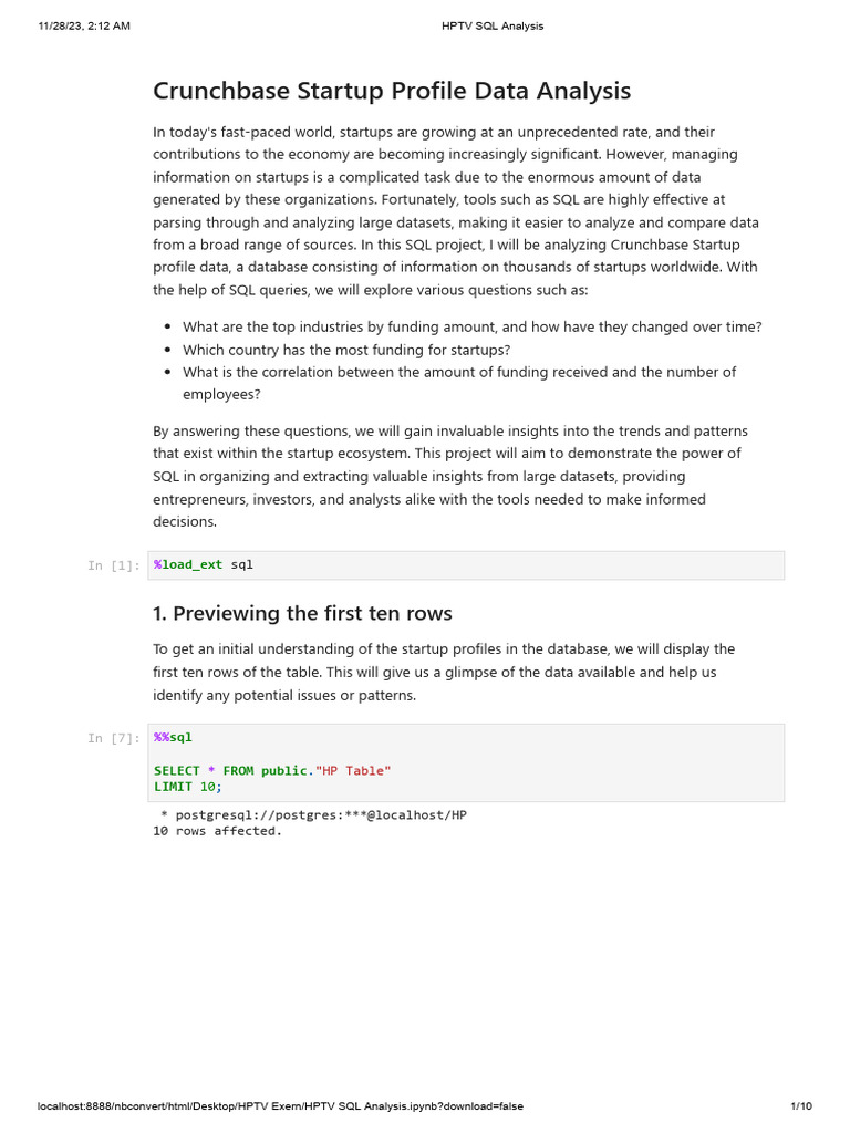 Jupyter Notebook - 1 | PDF