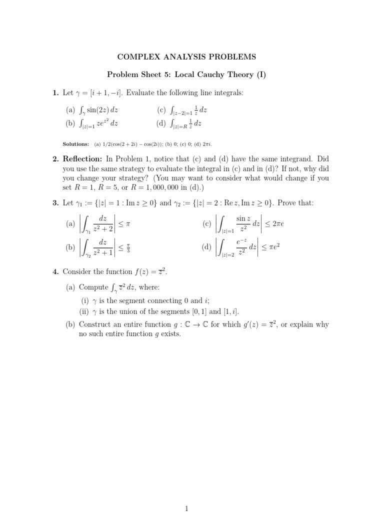 2021ComplexProblems5 Revised | PDF | Teaching Methods & Materials