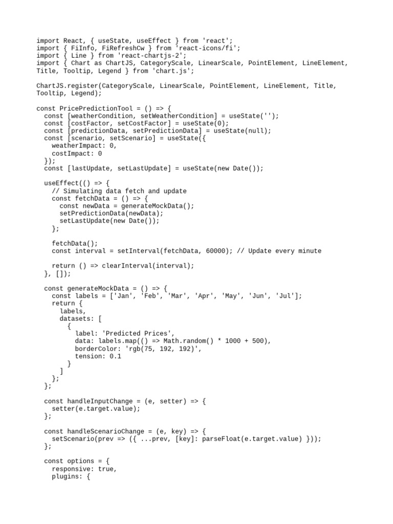 Price Prediction Tool | PDF