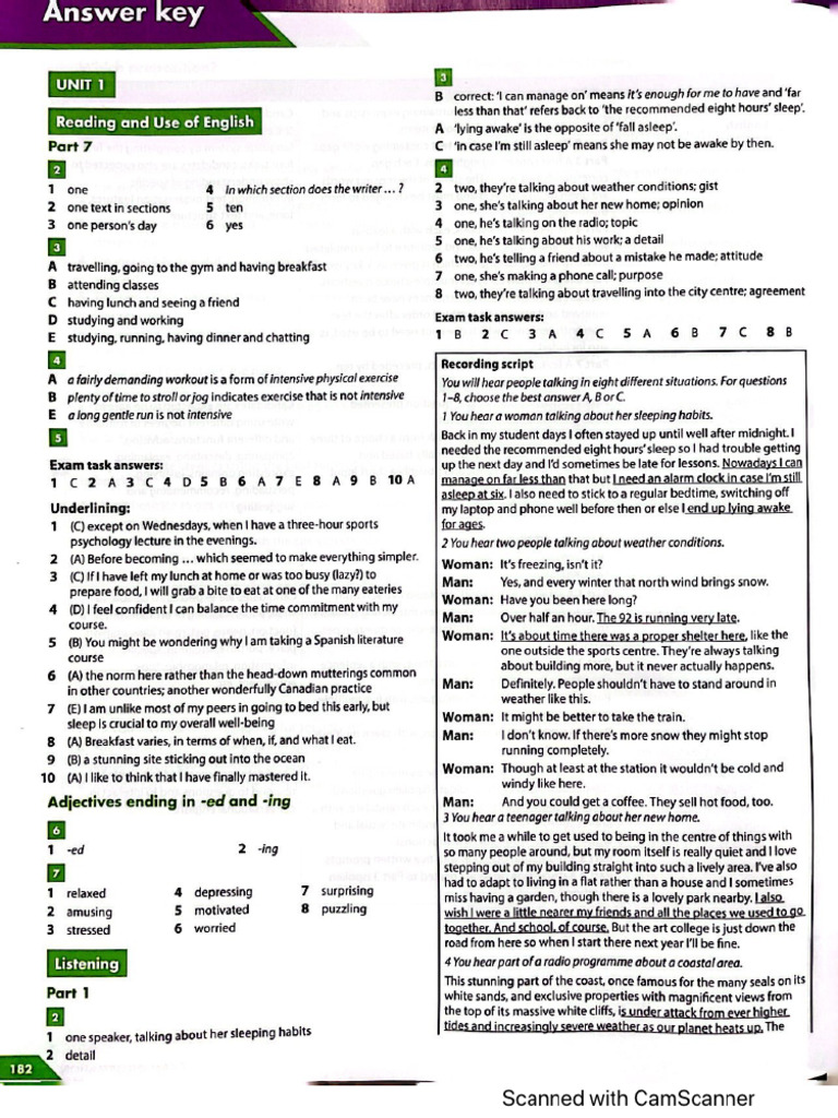 Compact B2 3rd SB Answer | PDF