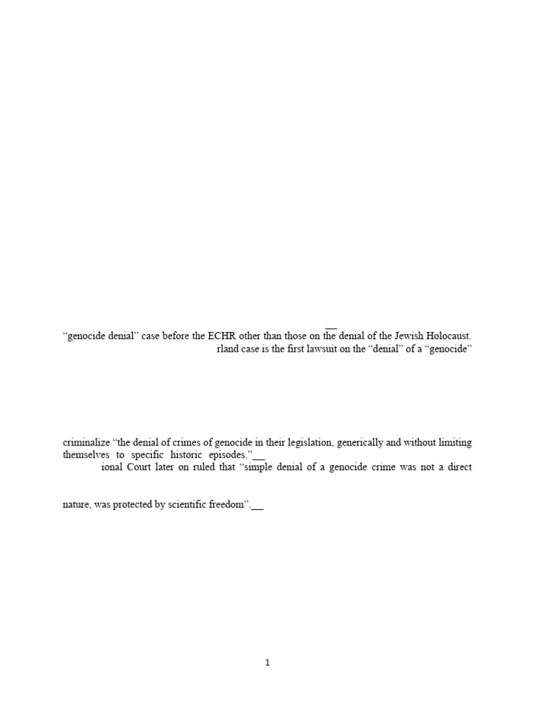 Spanish Genocide Denial Laws Explained | PDF | Crimes | Crime & Violence