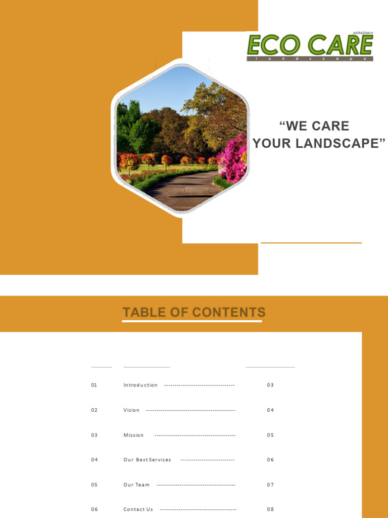 Eco Care Landscape Company Profile 2024 | PDF