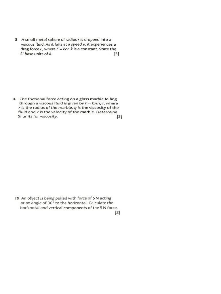 Physics Unit1 Mod1 Assign1 | PDF Physics Unit1 Mod1 Assign1 | PDF