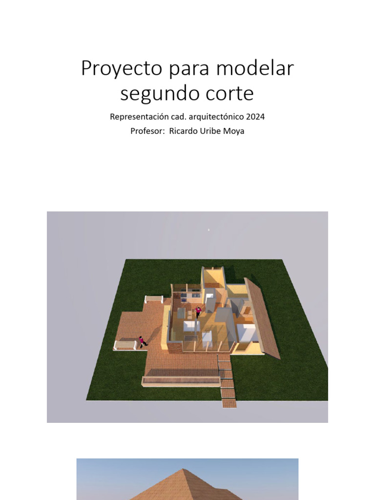 Proyecto para Modelar Segundo Corte Archicad 2024 01 | PDF | Arte