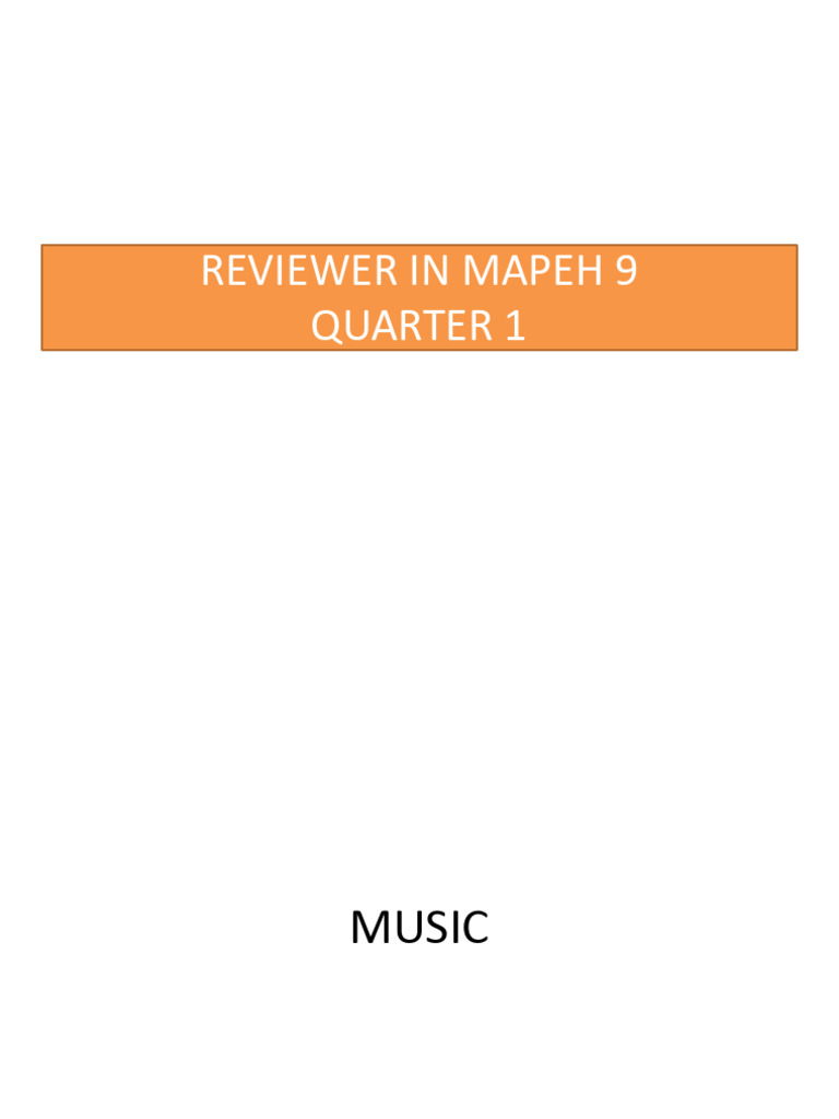 Reviewer in Mapeh 9 Q1 | PDF | Sculpture | Soil