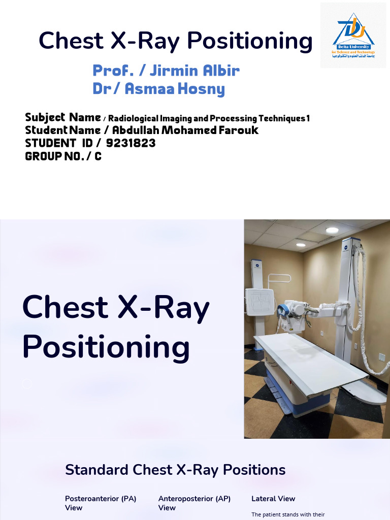 Chest-X-Ray-Positioning | PDF