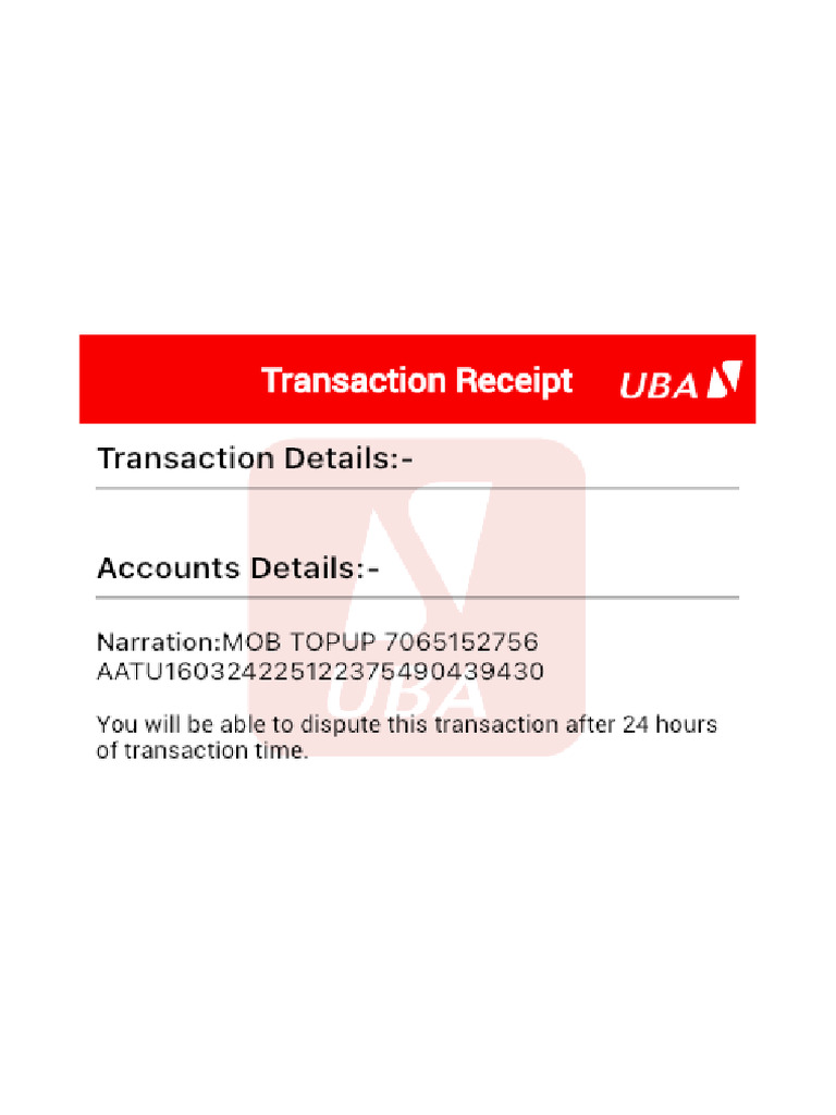 Transaction Receiptnull 2 | PDF