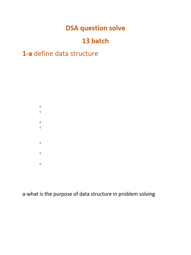 DSA Question Solve | PDF
