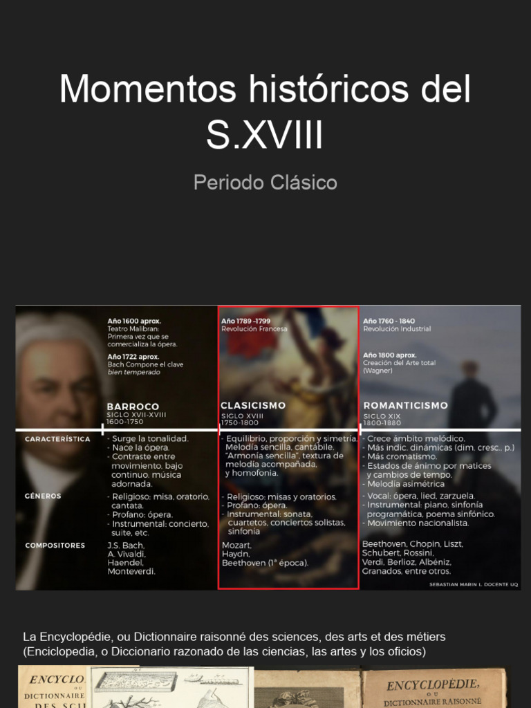 Introduccion Al S XVIII y Al Clasicismo | PDF