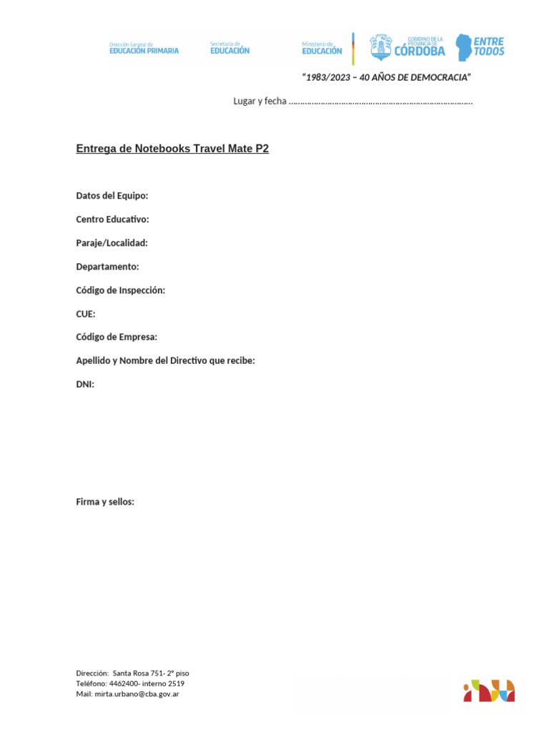 Modelo de Remito | PDF