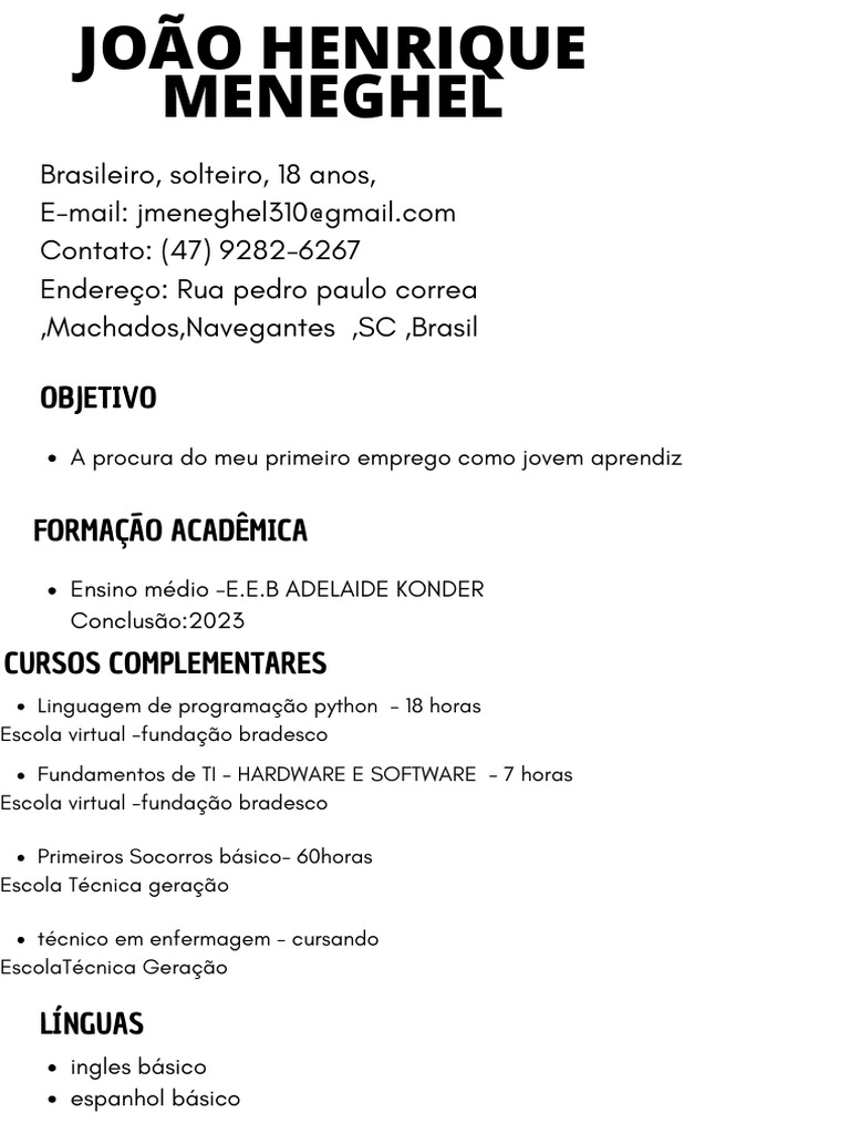 Curriculo Basico | PDF
