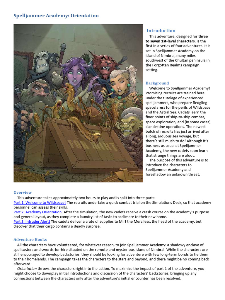 Spelljammer Academy 3 | PDF