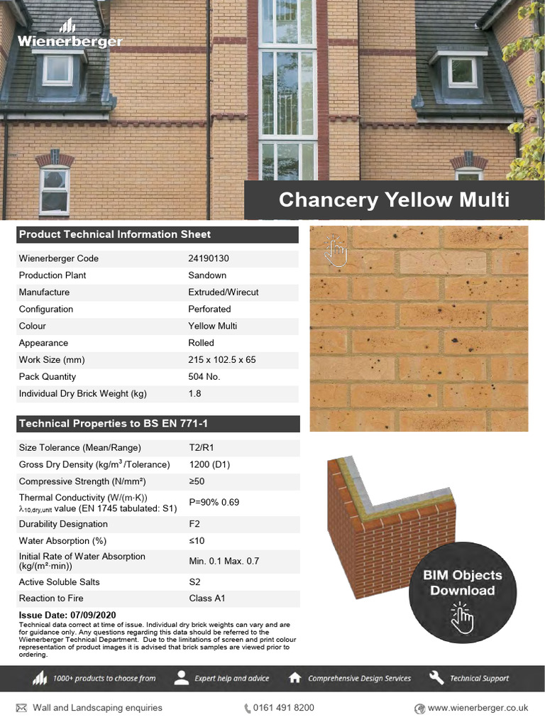 Wienerberger Chancery Multi Datasheet | PDF