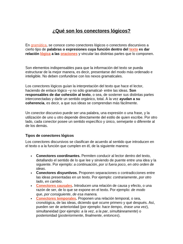 Conectores Logicos | PDF