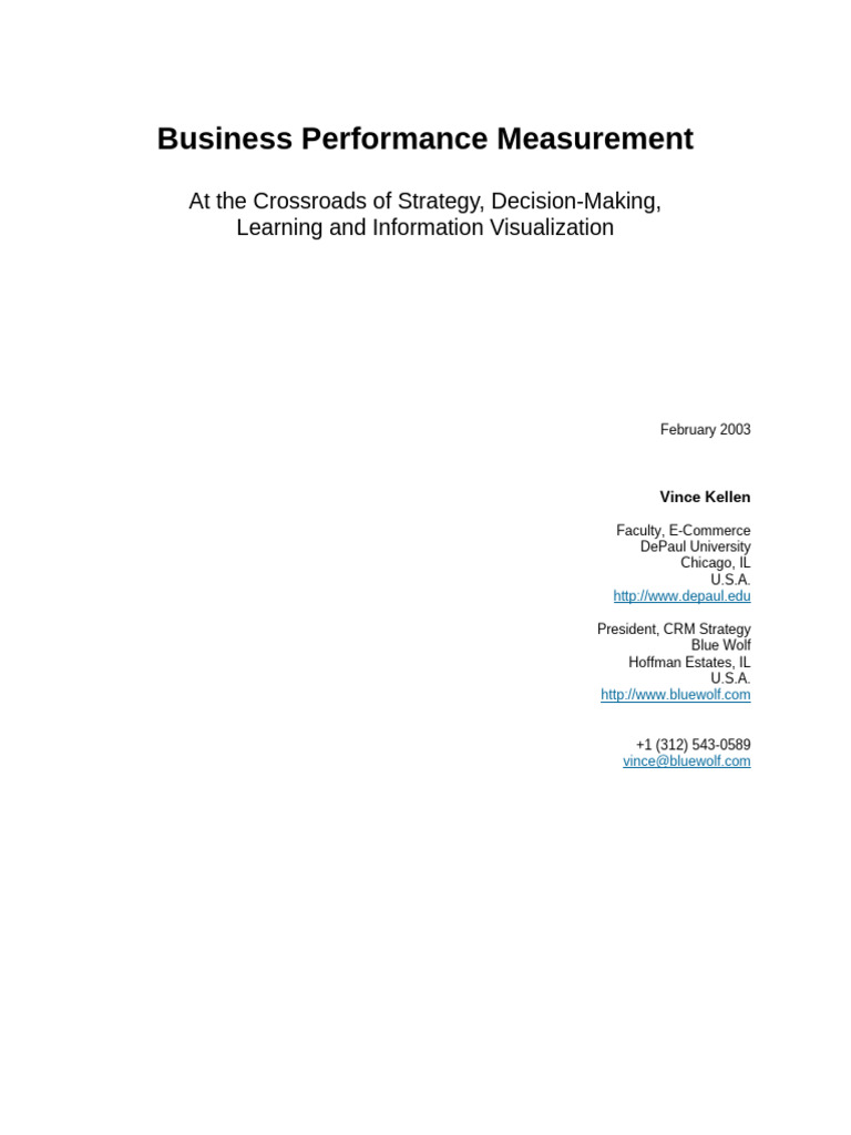 Business Performance Insights | PDF | Performance Indicator | Motivation