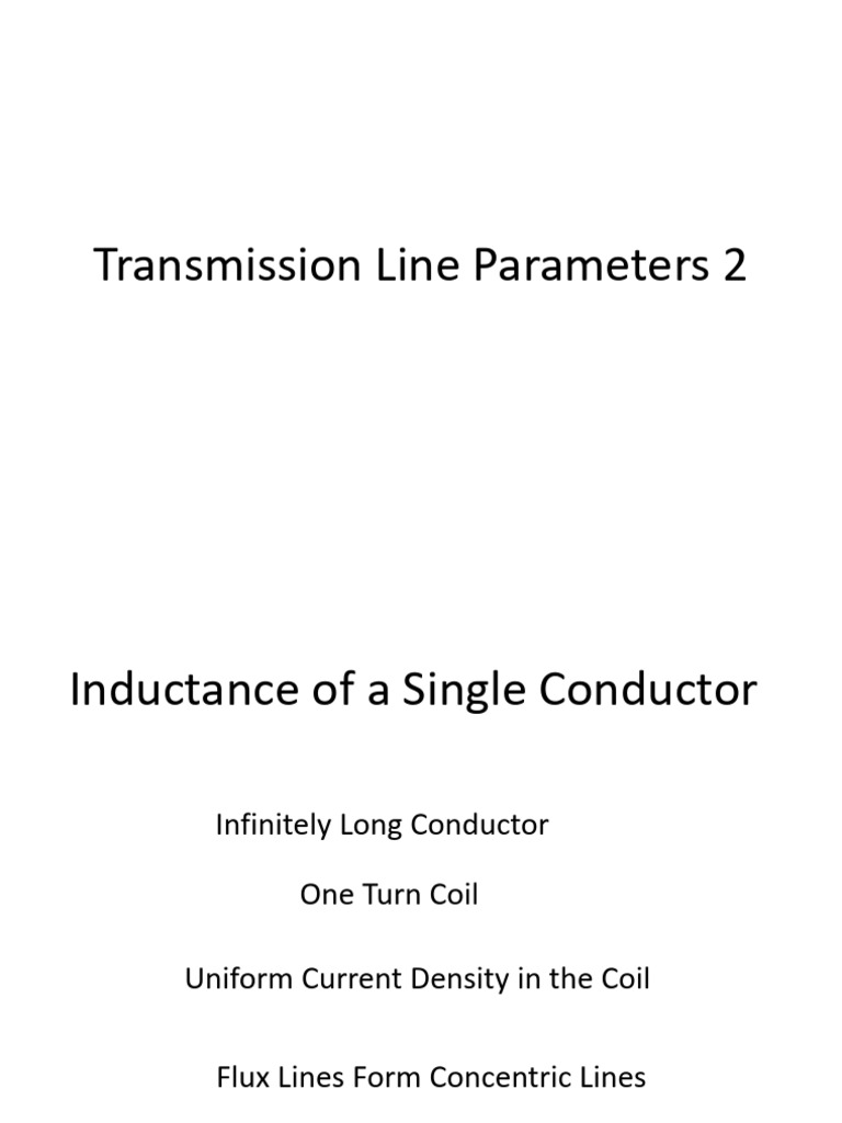 EE 456 Transmission Line Parameters Continuation 2 (Mod) | PDF