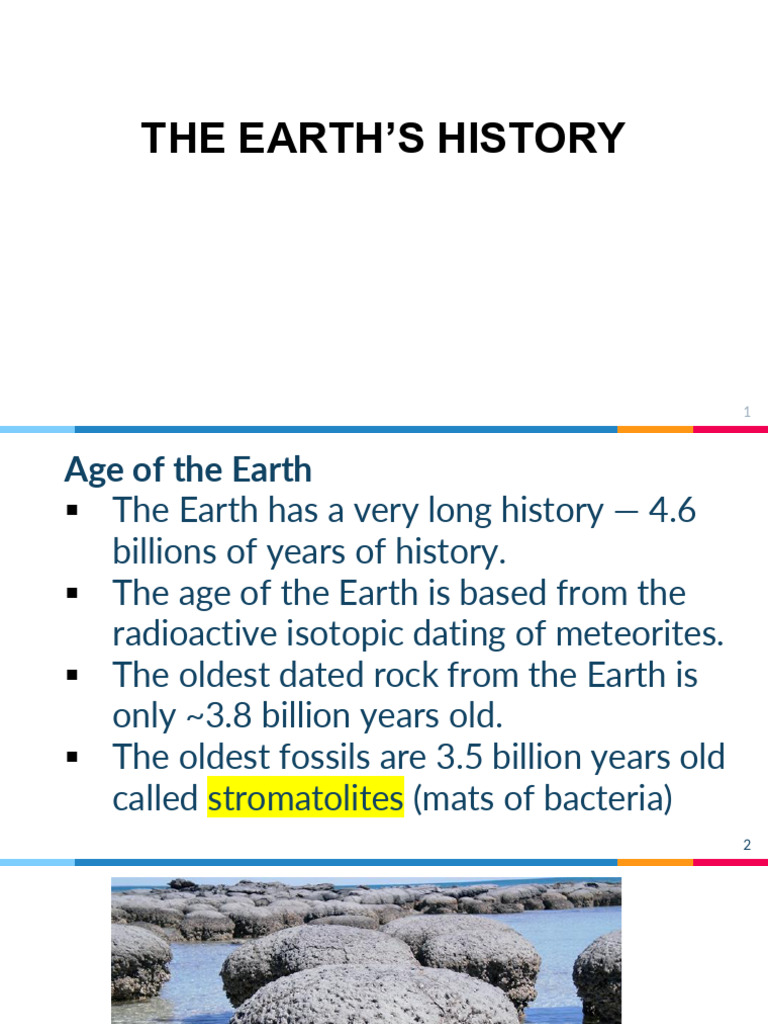 Geologic Time Scale and Earths History | PDF