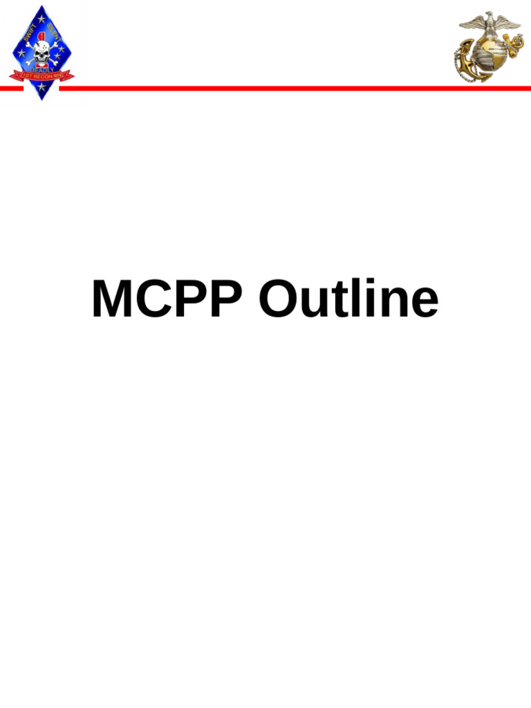 MCPP Outline | PDF