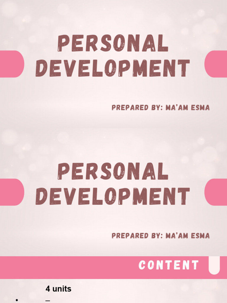 PERDEV Lesson 1 | PDF