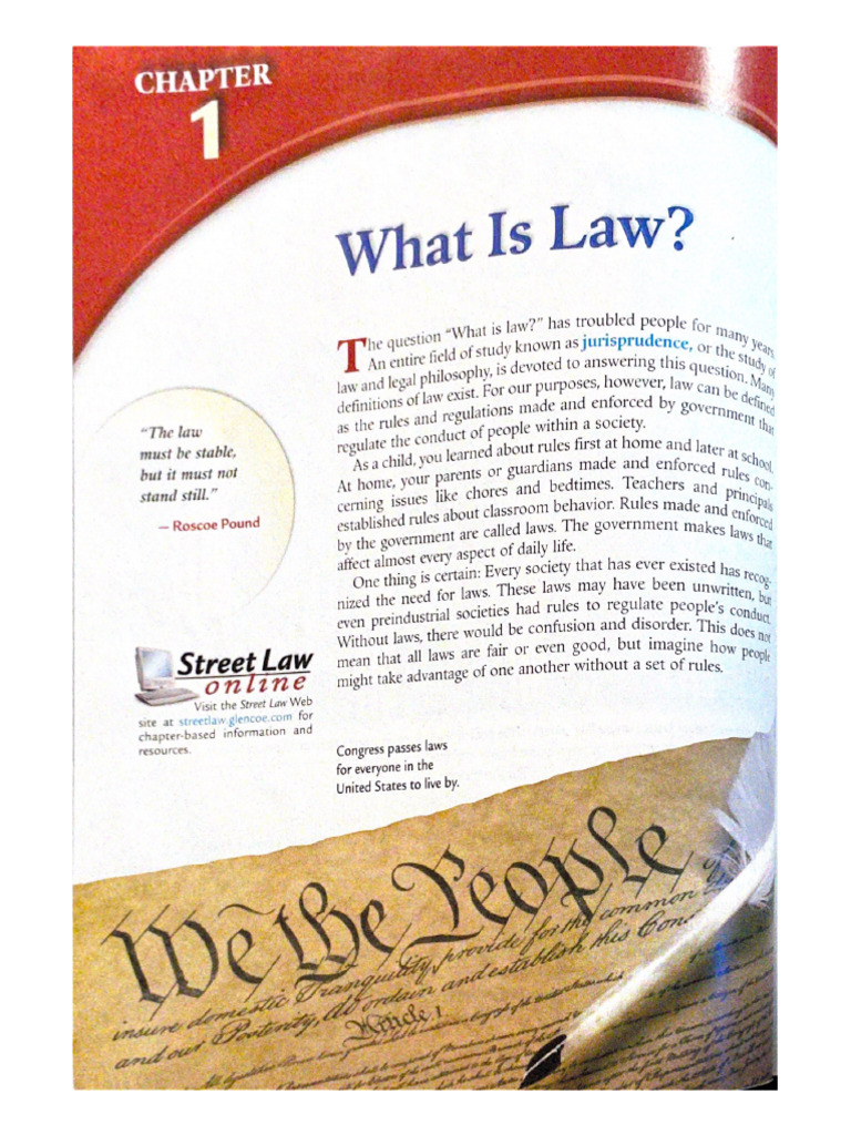 Chapter 1 Law Book | PDF