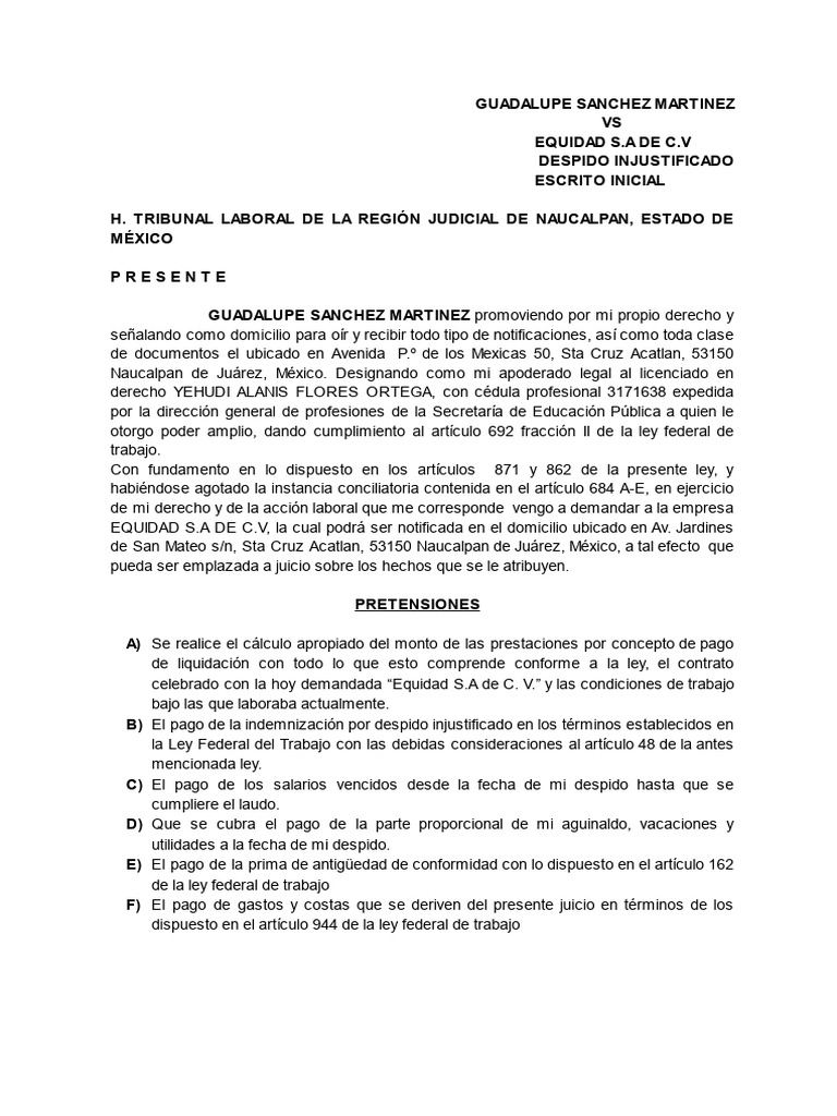 Demanda Lab GSM | PDF | Justicia | Crimen y violencia