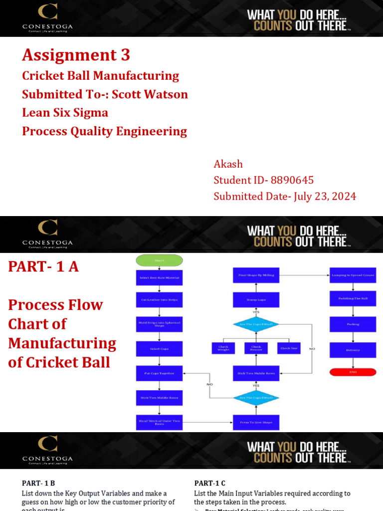 Cricket Ball Manufacturing Process Analysis | PDF | Packaging And Labeling | Seam (Sewing)