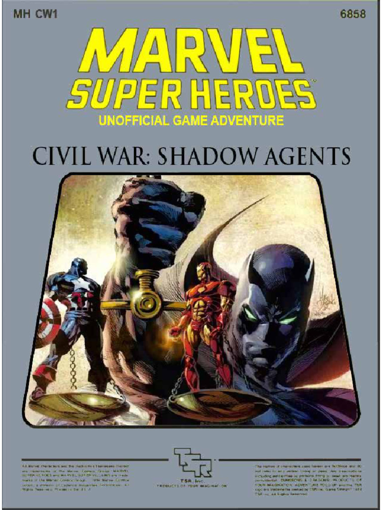 MSHRPG - CW1 - Civil War | PDF