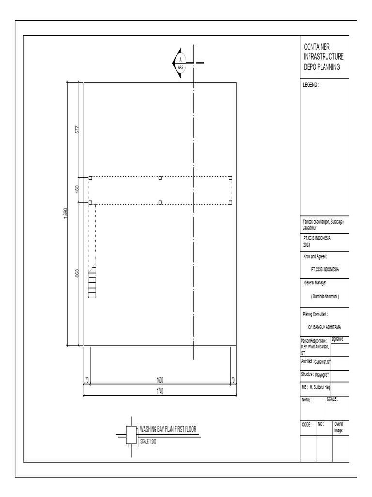 Rencana Plat Washing Bay | PDF