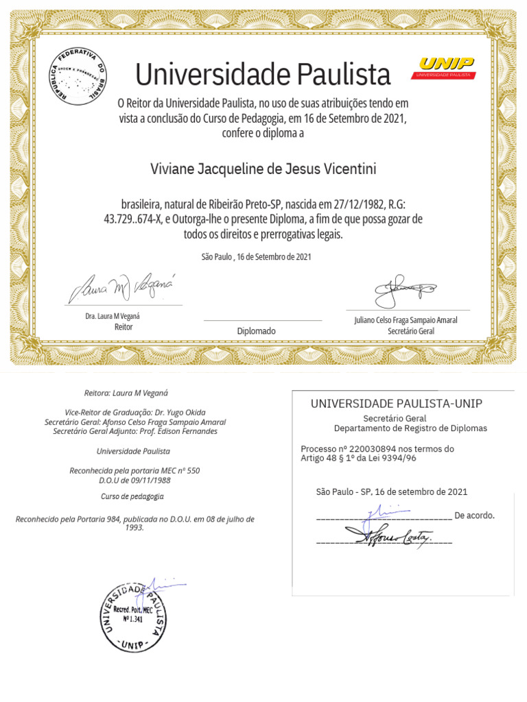 Diploma Unip Lucas PDF | PDF