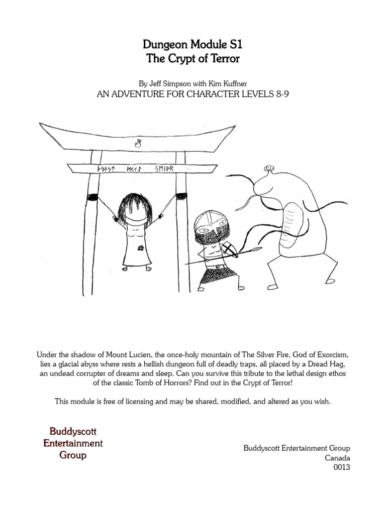 Crypt of Terror | PDF