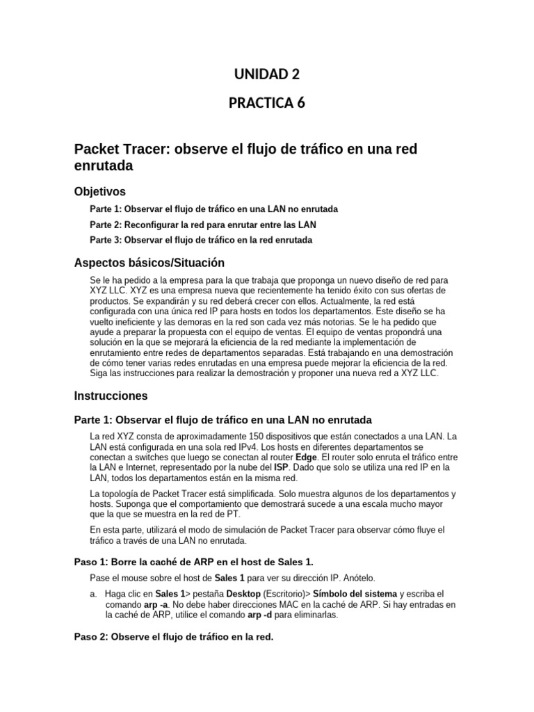 UNIDAD 2-Practica 6 | PDF