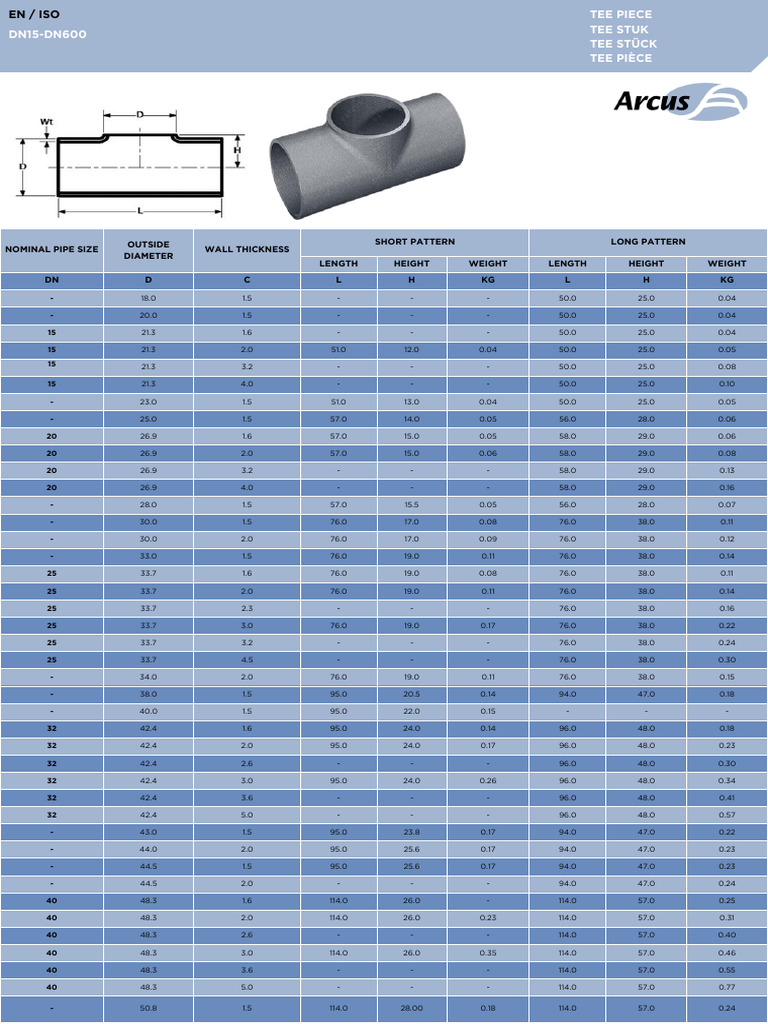 Tee Piece en Product Info | PDF
