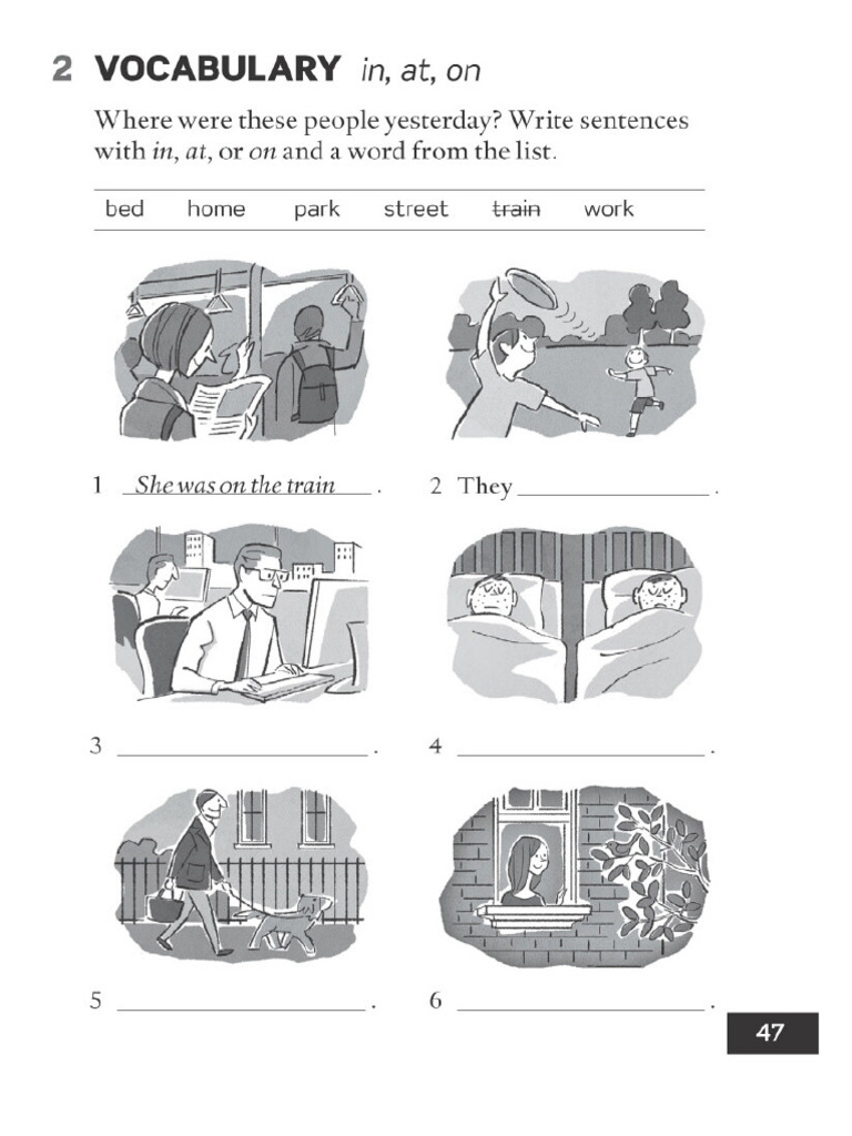 In_on_at A1 EF WB | PDF