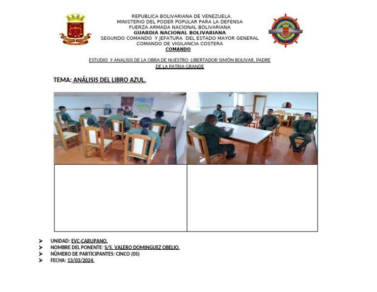 Analisis Del Libro Azul | PDF