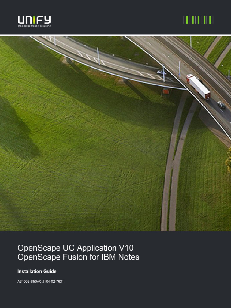 OpenScape UC Application V10 OpenScape Fusion For IBM Notes ...